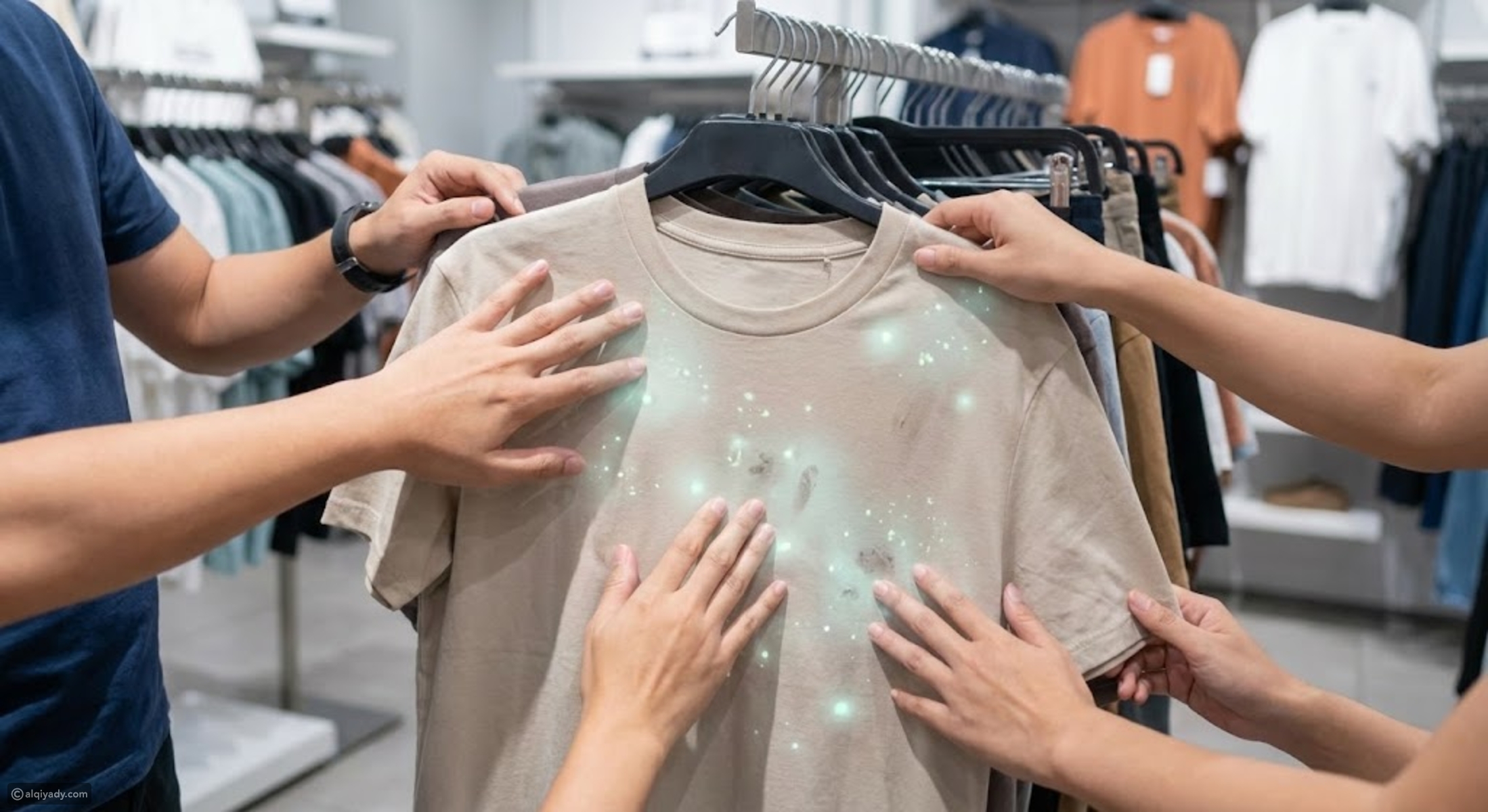 Why do you need to wash new clothes before wearing them?