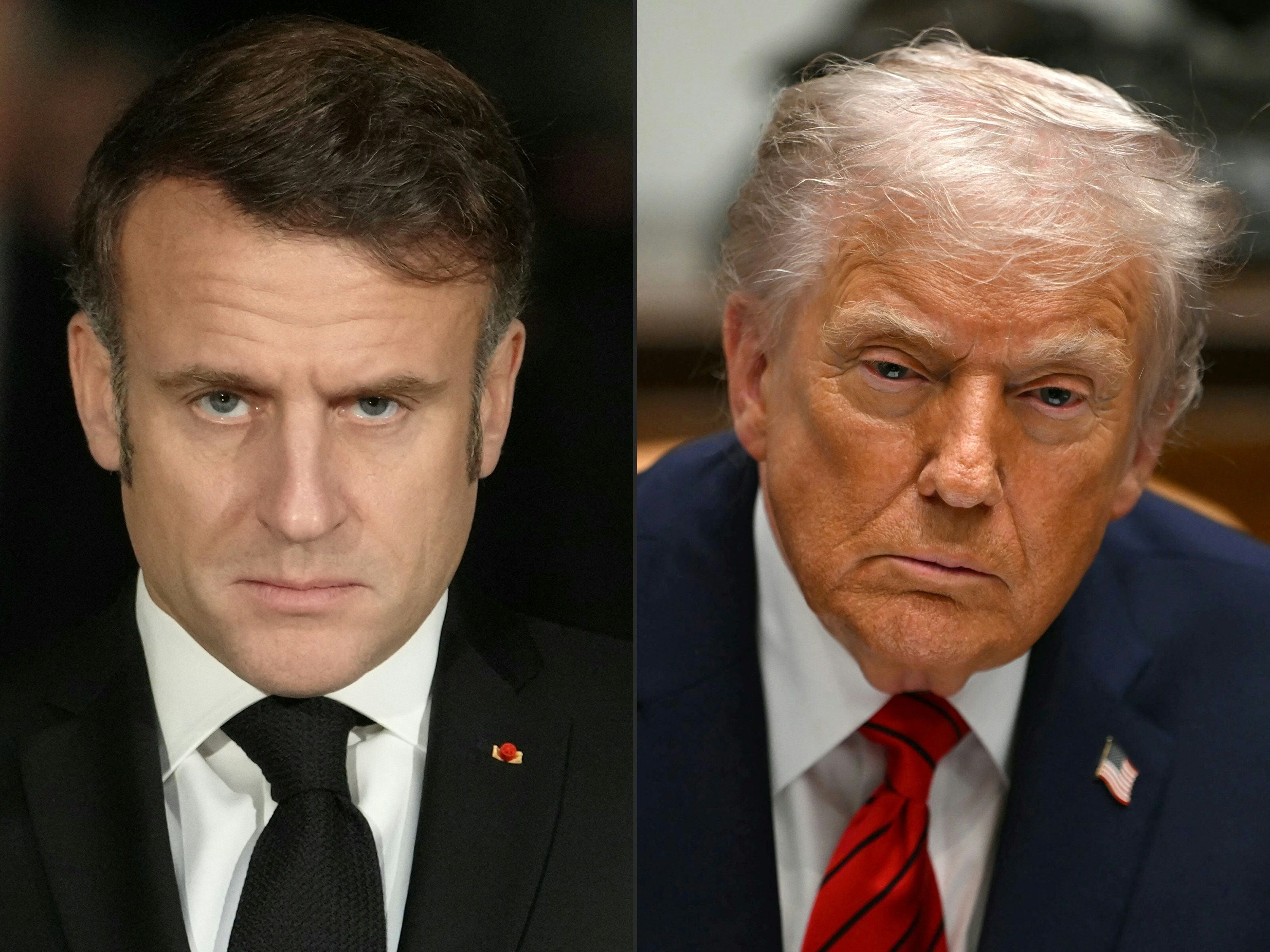 Trump reveals Macron's Greenland text message