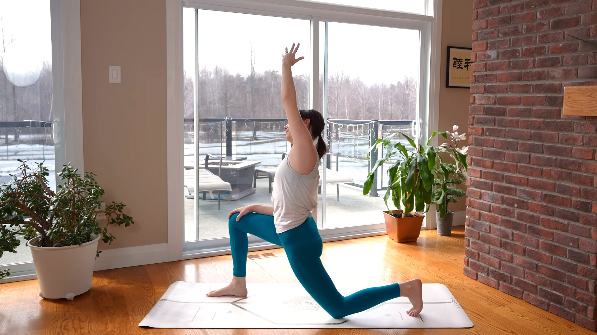 Beginner yoga practice featuring relaxing flows