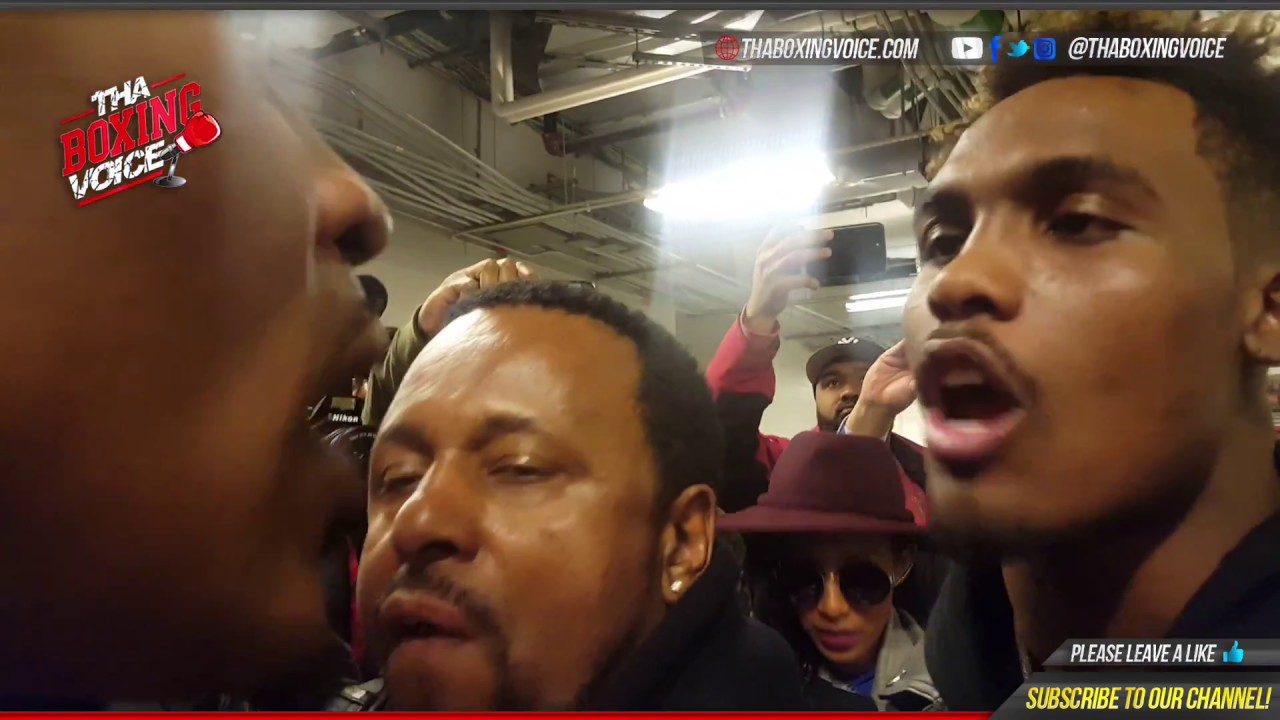 Daniel Jacobs vs Jermall Charlo go at it 👀 @ Deontay Wilder vs Luis ...