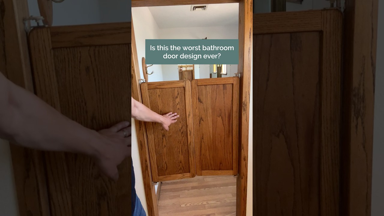 Is this the worst bathroom door design ever made?
