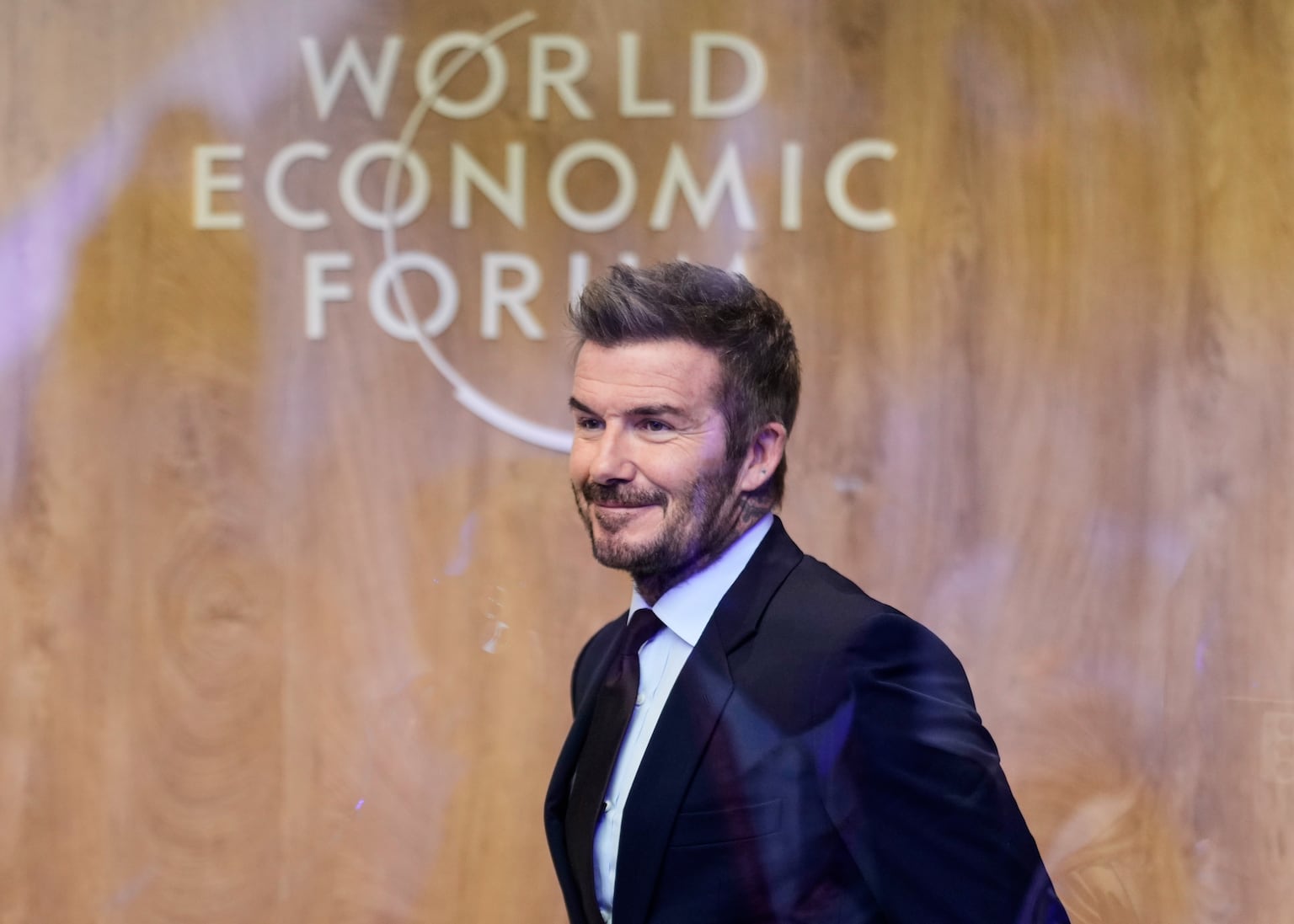Sir David Beckham pictured for first time following Brooklyn allegations
