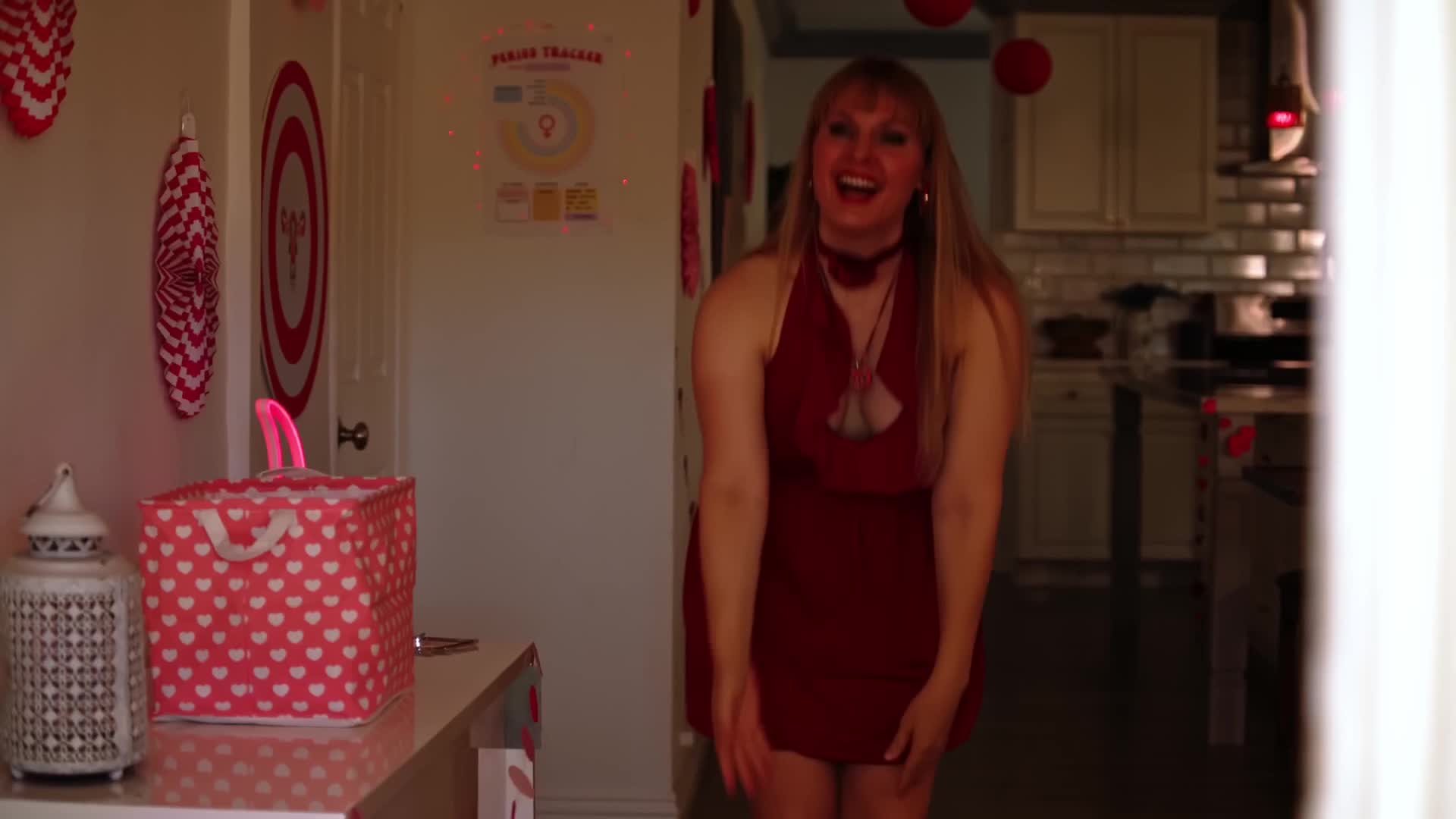 Getting her first period during class?