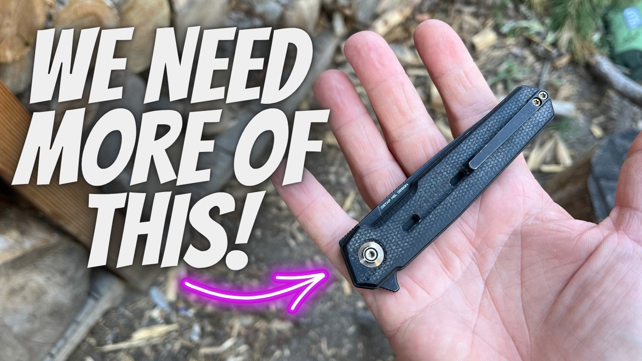 The WE Knives Navo solves a problem most blades ignore!