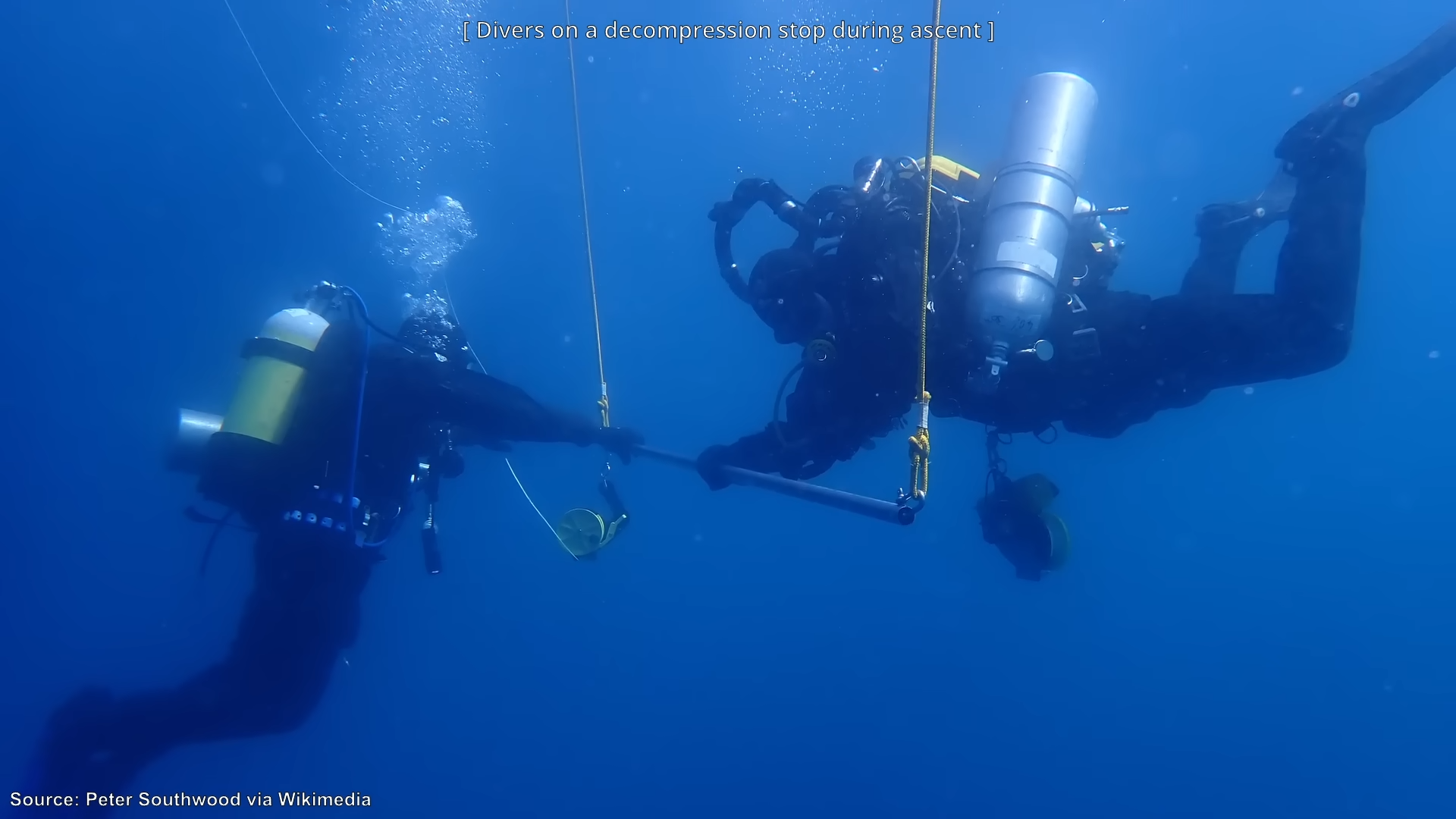 This diver found a lost body at 280 meters then refused to let go