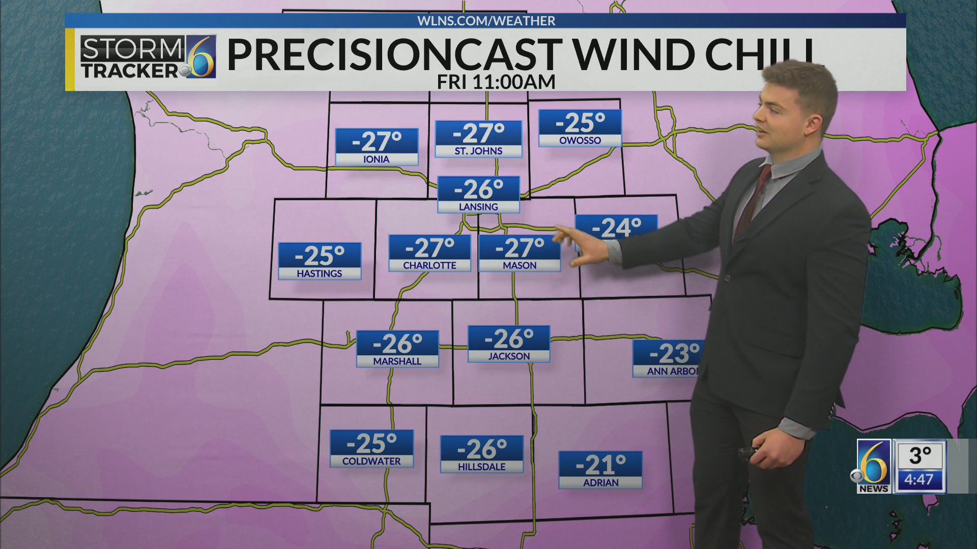 Dangerous cold weather continues to hit mid-Michigan this week