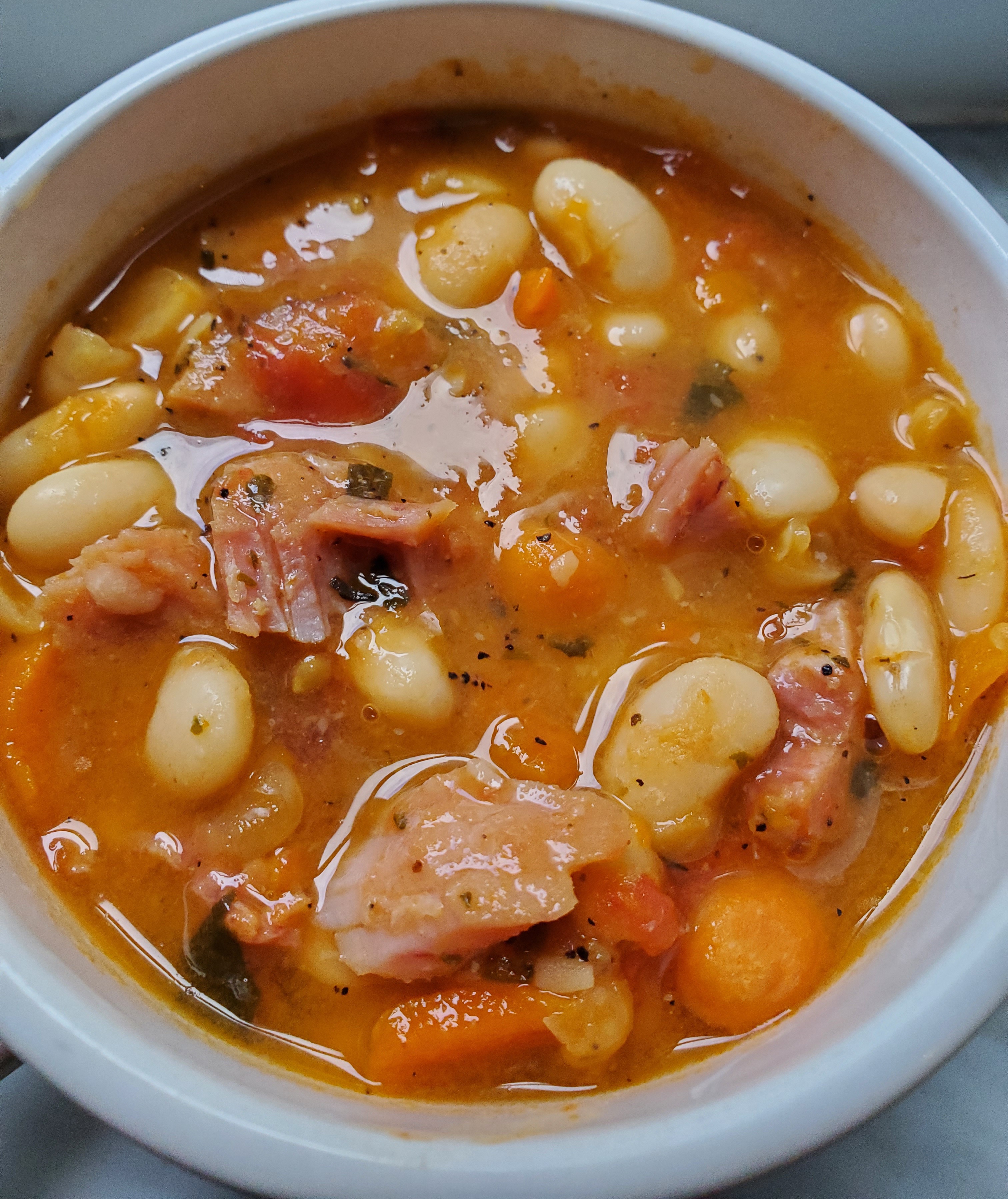 Economical bean soup