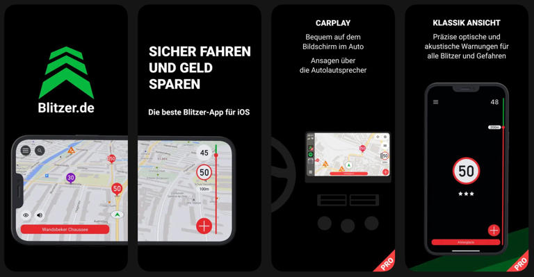 Blitzer App Carplay