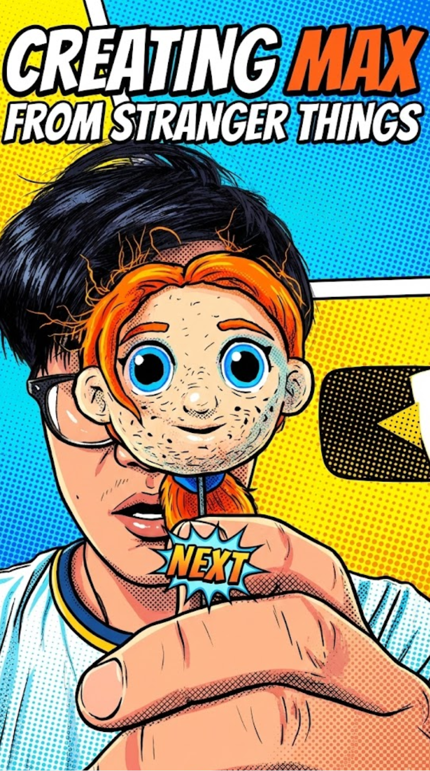Creating Max from Stranger Things