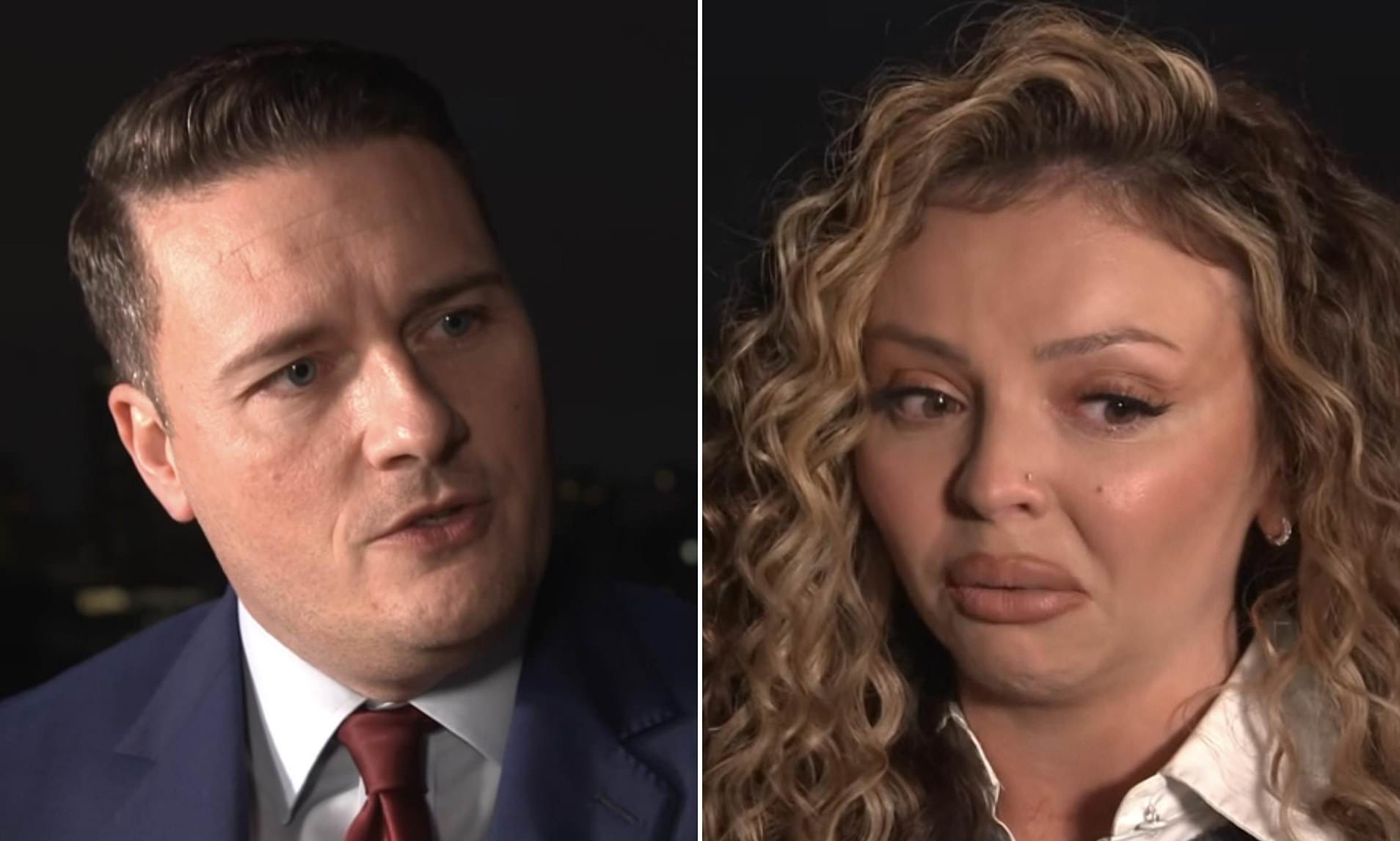 Sobbing Jesy Nelson has Wes Streeting fighting back tears as she begs ...