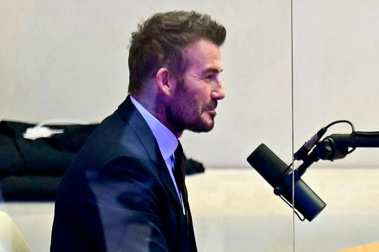 David Beckham makes first public appearance since Brooklyn's explosive ...