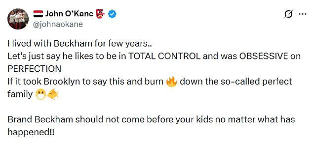 Ex-Man United team-mate who lived with David Beckham for years wades ...