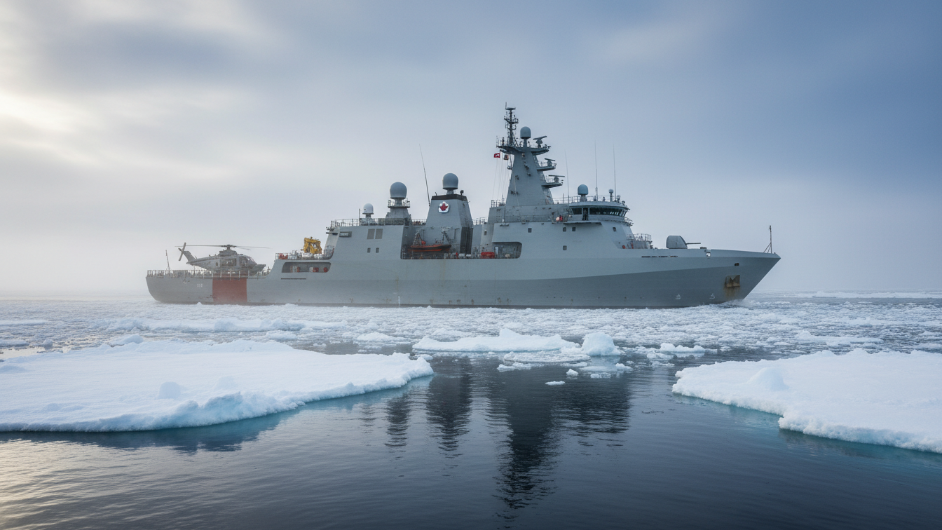 Why Canada’s Arctic warships carry enough food for four months