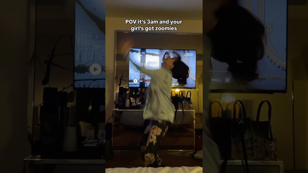My girlfriend gets more zoomies than the cat