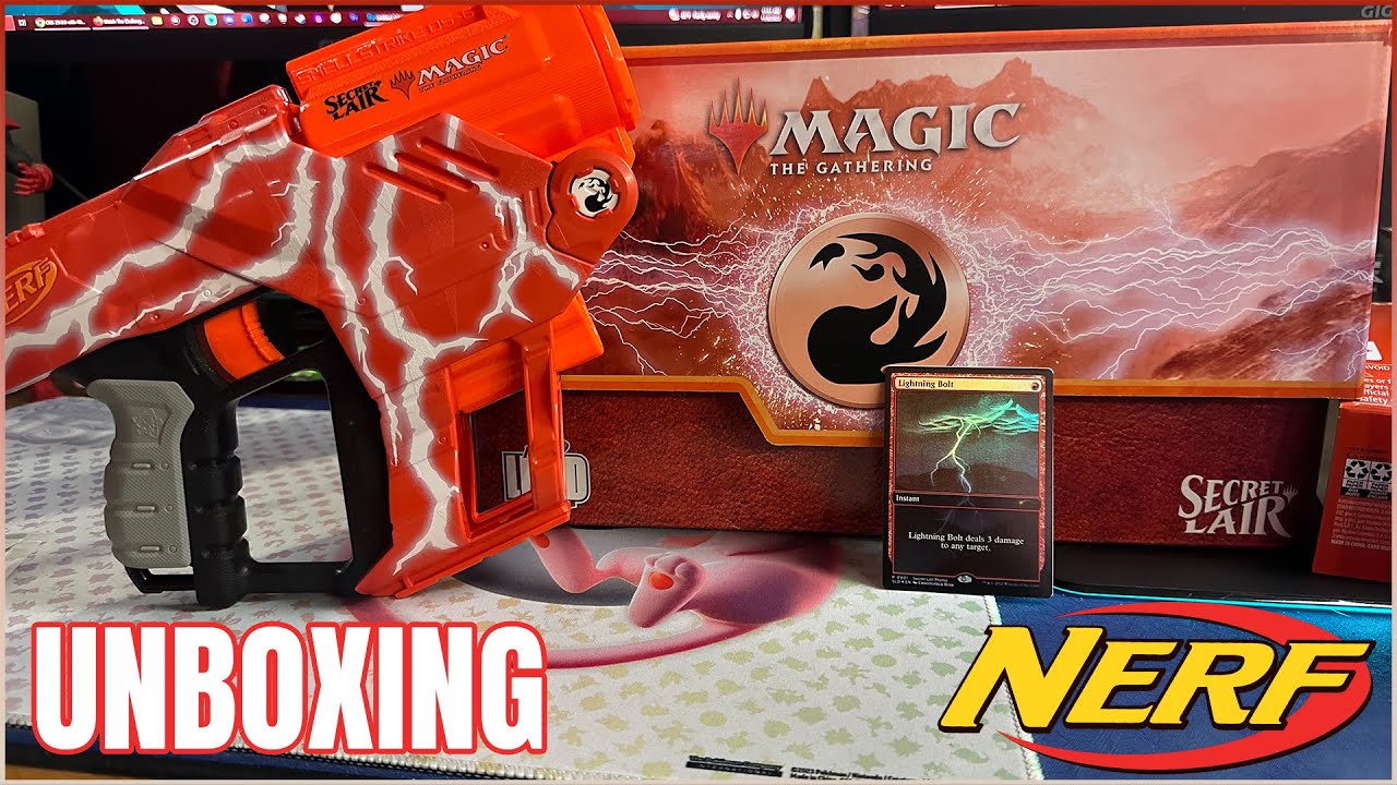 Nerf LMTD Lightning Lair unboxing (Magic: The Gathering)