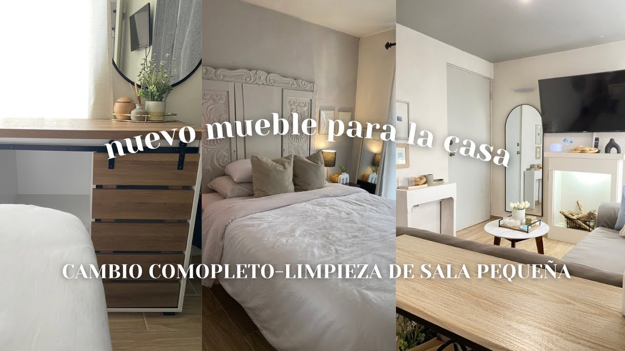 Cambio completo con nuevo mueble, recámara principal pequeña limpieza ...