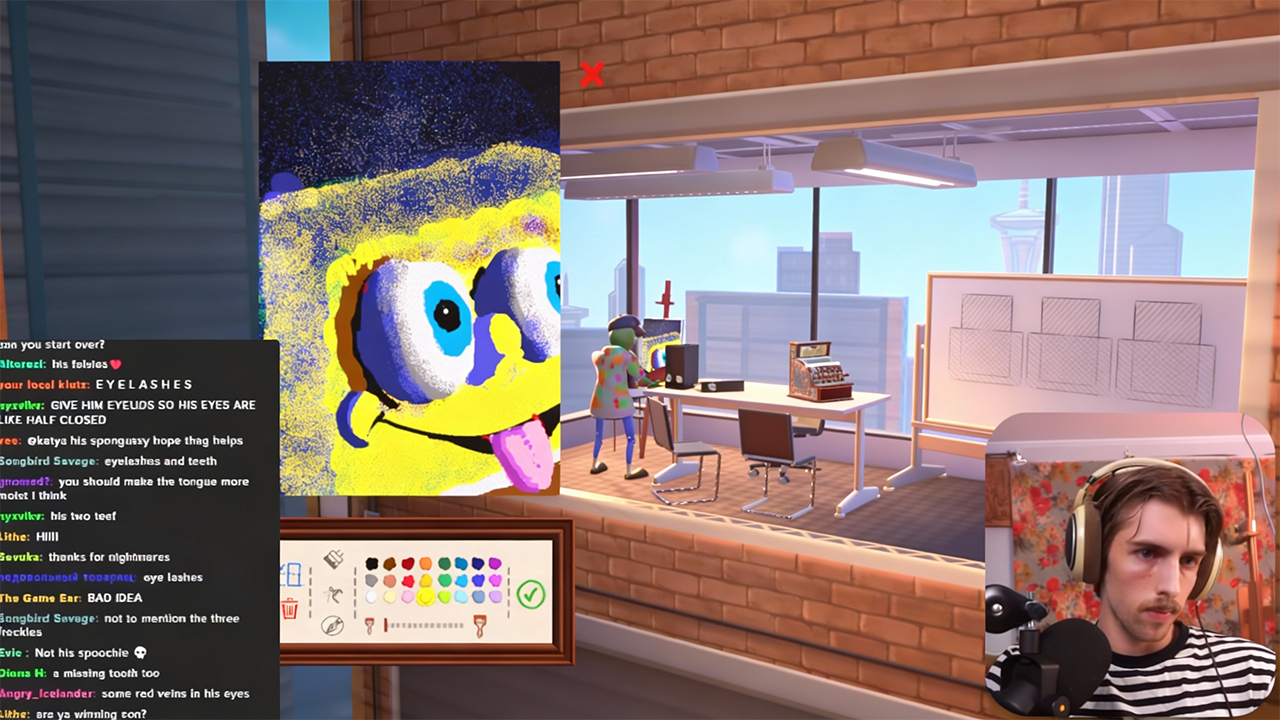 Art, hunger, and fame: Oil painter players in Starving Artist Simulator ...