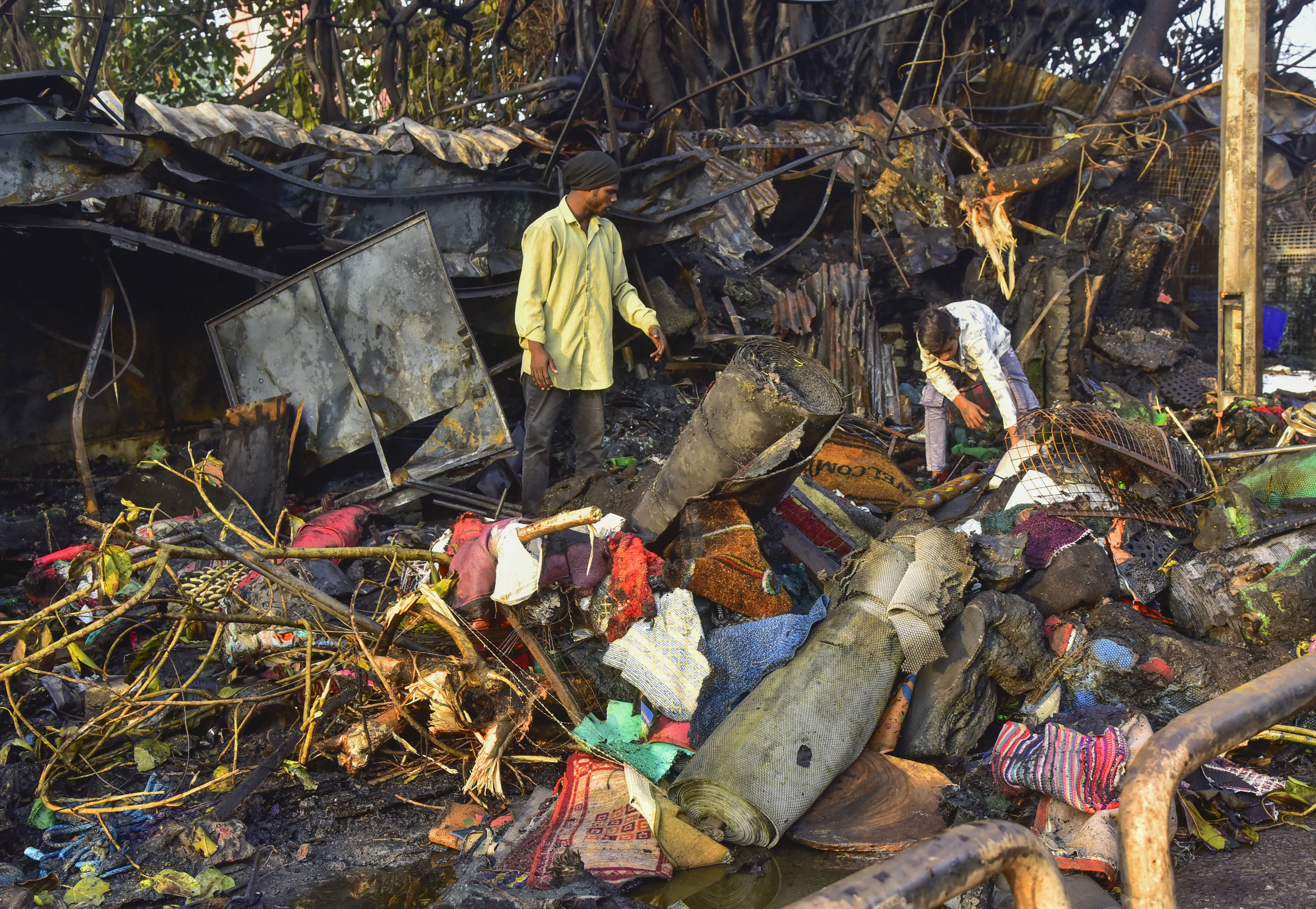 Over 40 shops gutted in major fire in Bhubaneswar market
