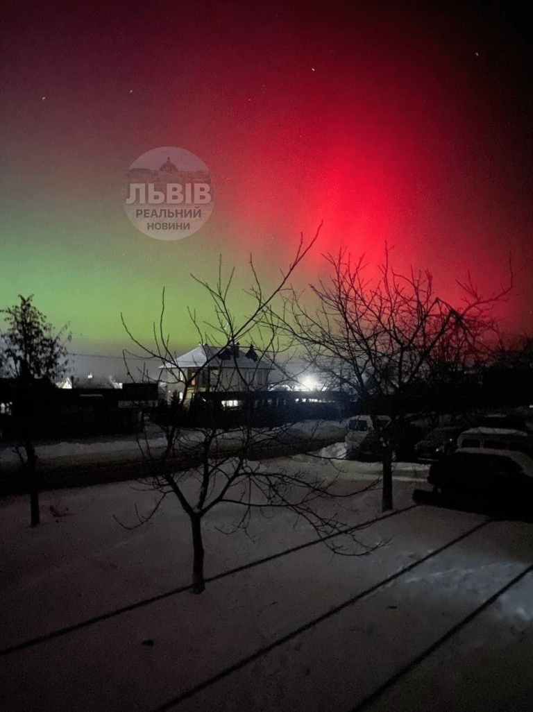 Strongest solar storm in decades triggers auroras in Ukraine