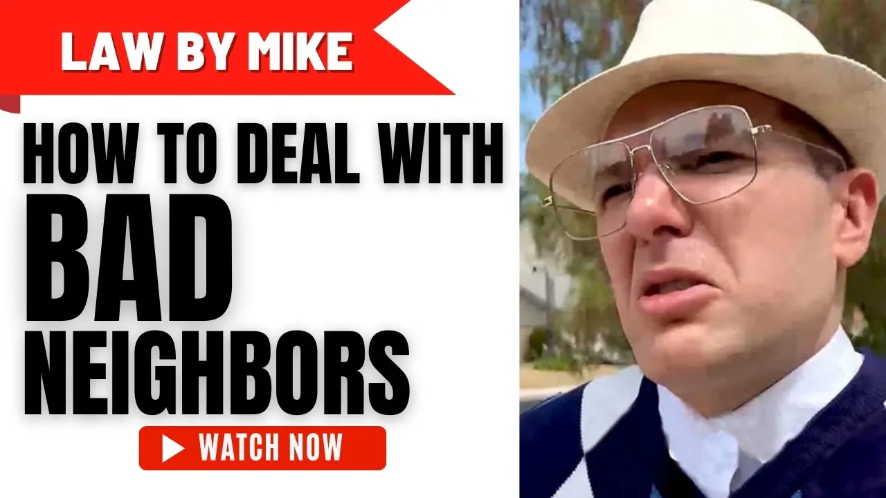 How to keep your peace when neighbors act up