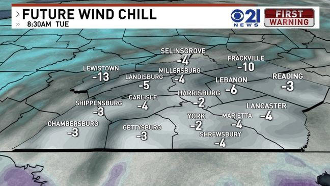 Dangerous cold this morning