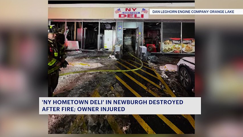 Business destroyed, owner hurt in fire at Newburgh deli