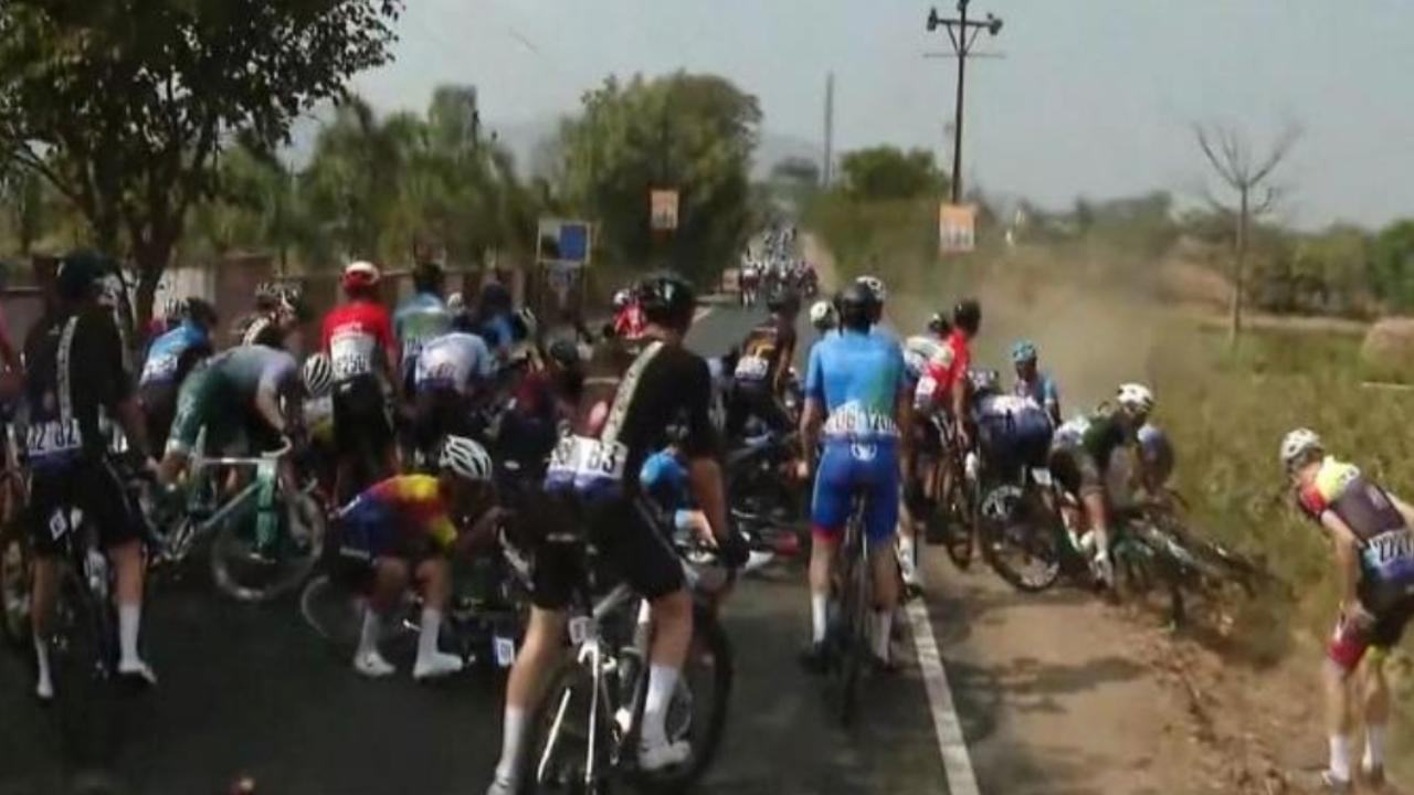 Over 70 cyclists injured in crash at Pune Grand Cycle Tour