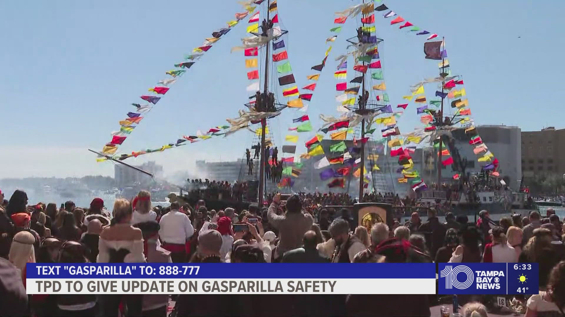 Tampa police and others discuss safety for Gasparilla parade