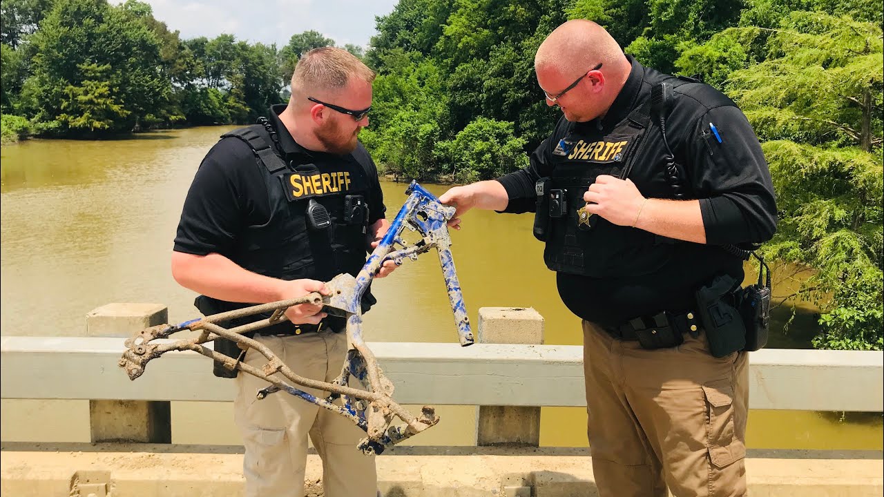 They ordered us off the bridge… magnet fishing became a police matter