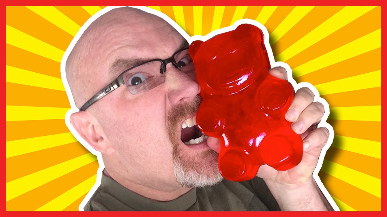 2 pound gummy bear challenge from Haribomb