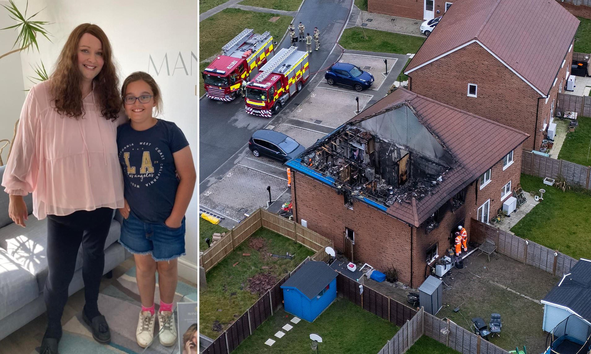 Schoolgirl, 13, died in Christmas house fire as firefighters could not ...