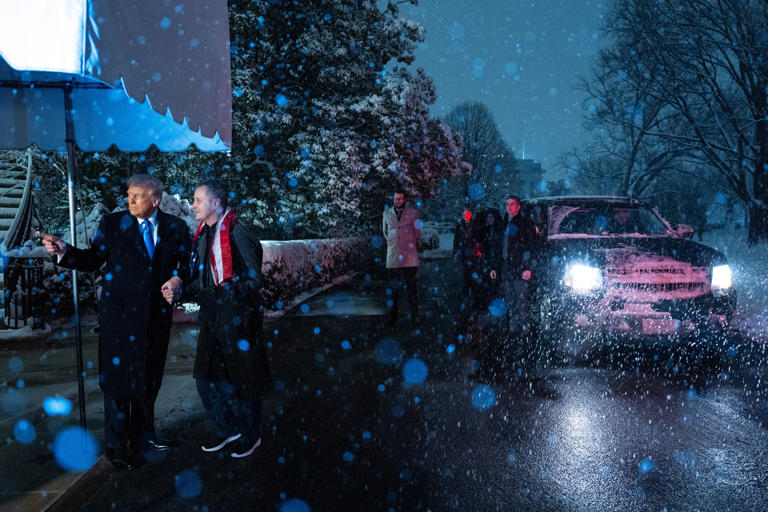 Photos show the first year of President Donald Trump's second term