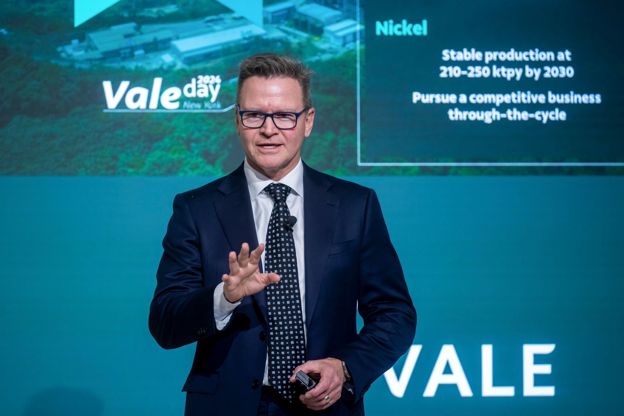 Ambição da Vale em cobre é produzir 1 milhão de toneladas anuais