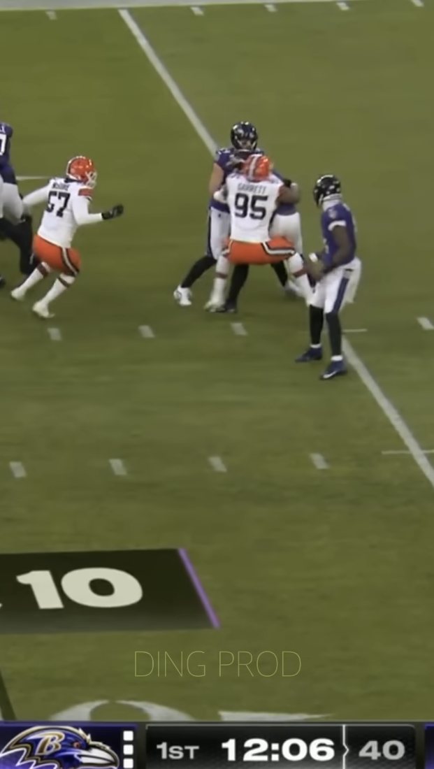 Myles Garrett sends Derrick Henry to the shadow realm