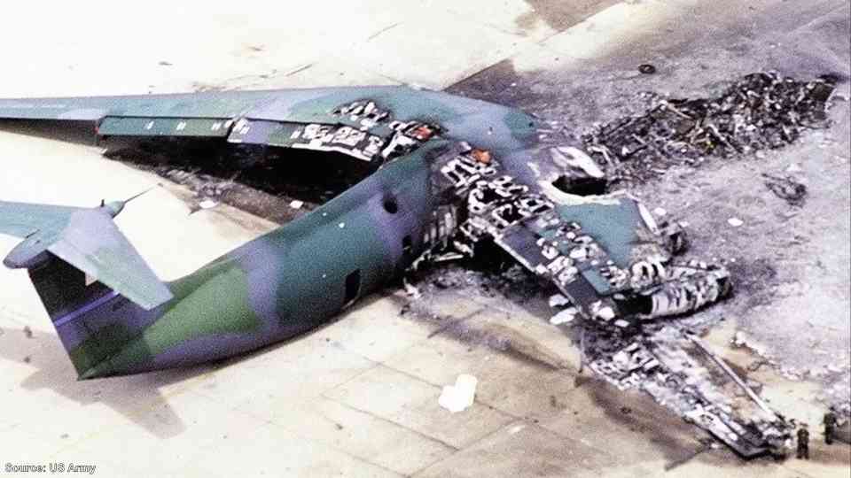 Two planes collided in midair... the ground paid the price