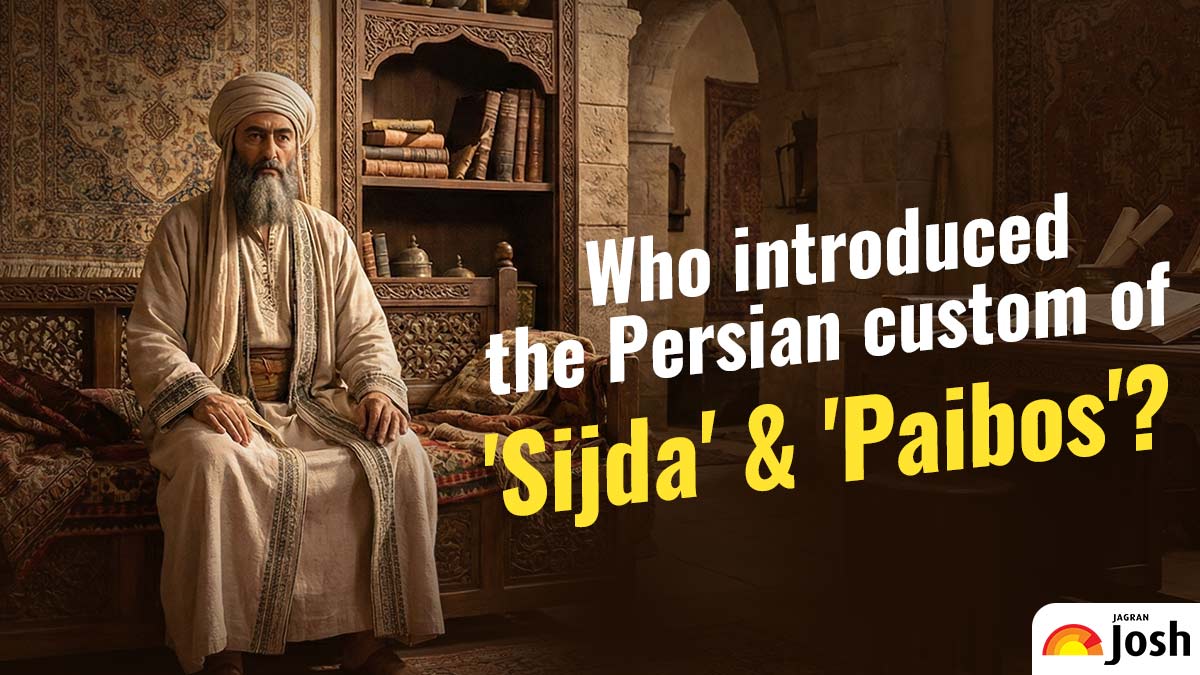 Who introduced the Persian custom of 'Sijda' and 'Paibos'?