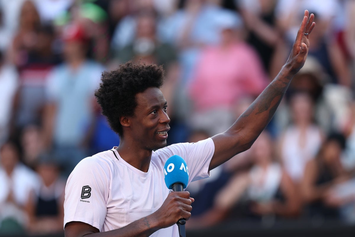 'Legend' Monfils waves emotional farewell to Australian Open