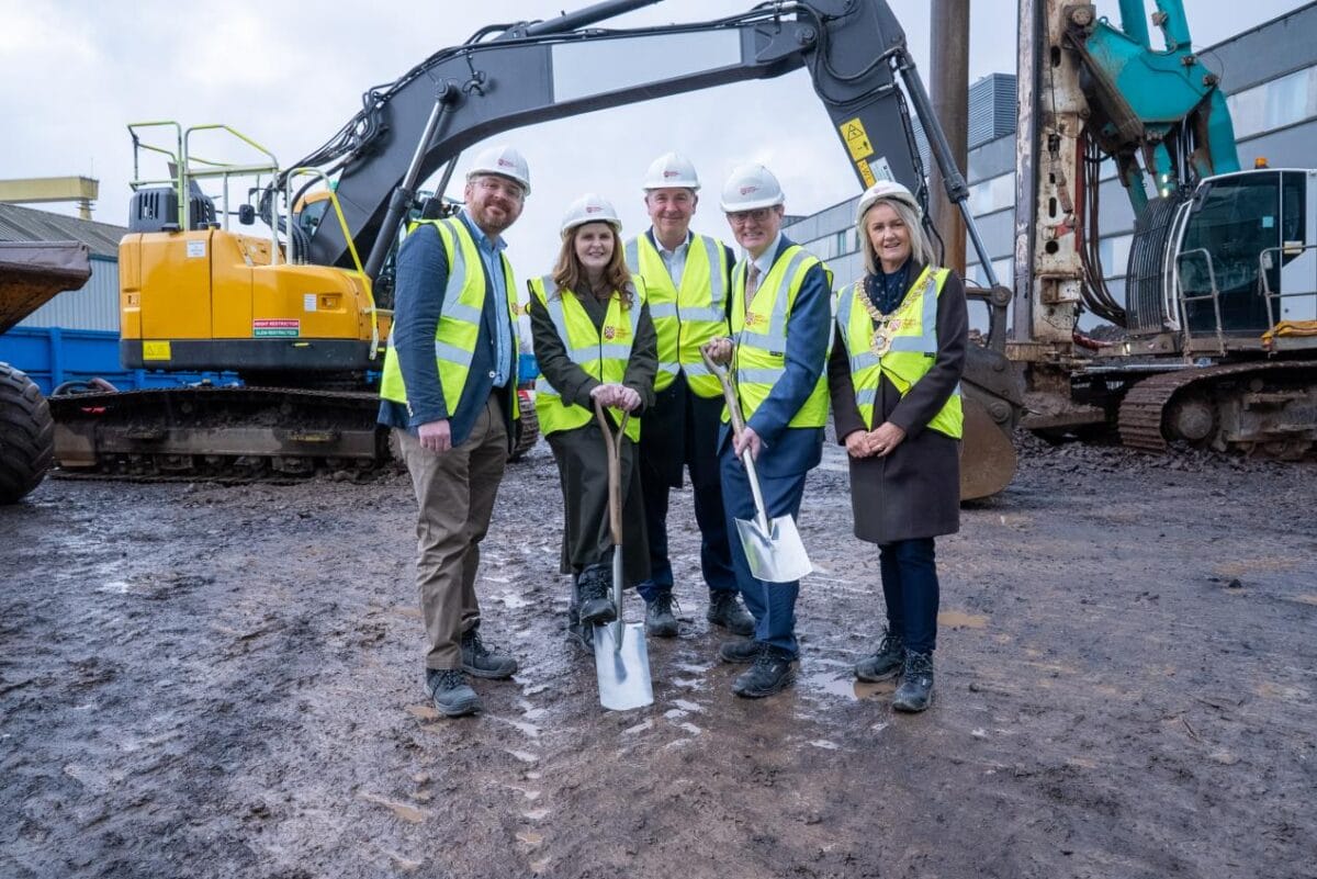 Work begins on Queen's University's Titanic Quarter Innovation Centre