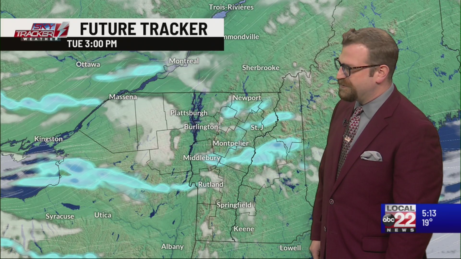 Colder today with lingering lake effect snow showers