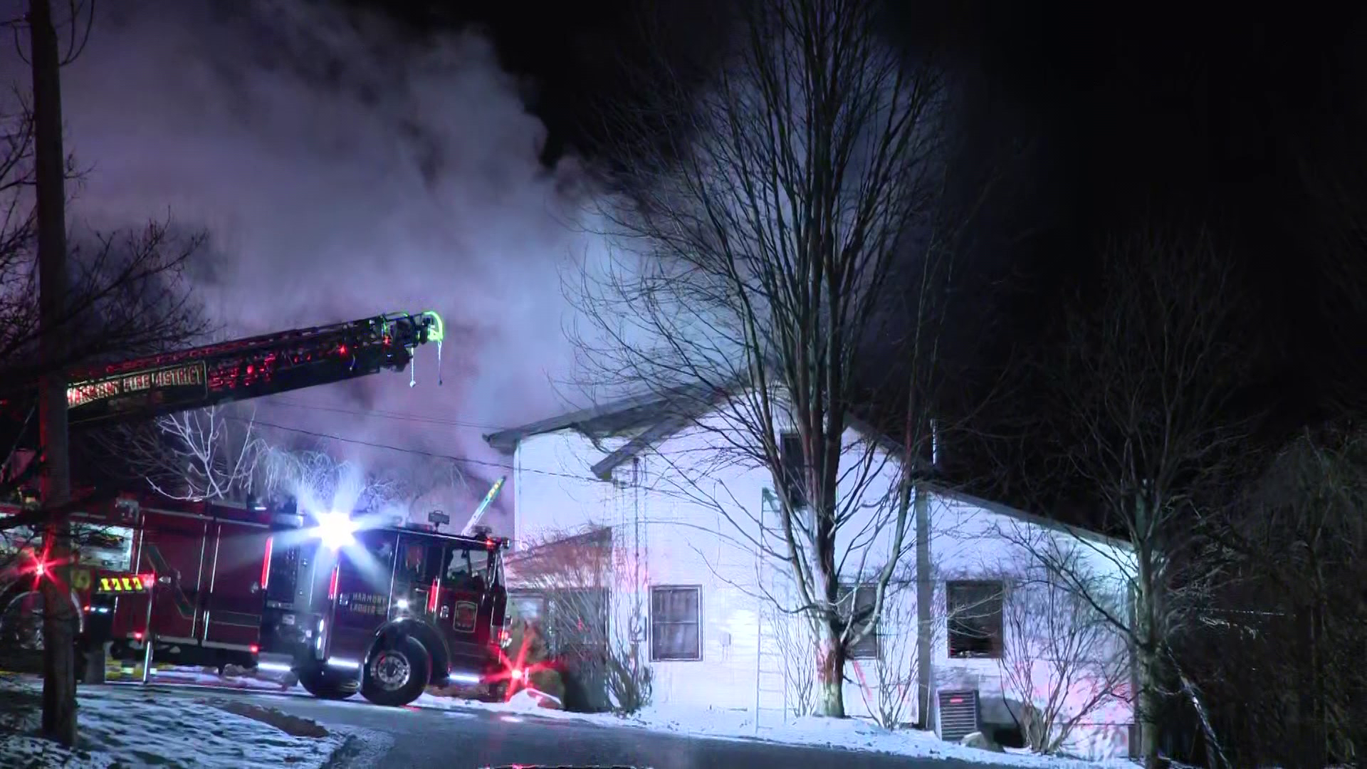 Firefighters battle smoke and flames in extreme cold in Butler County