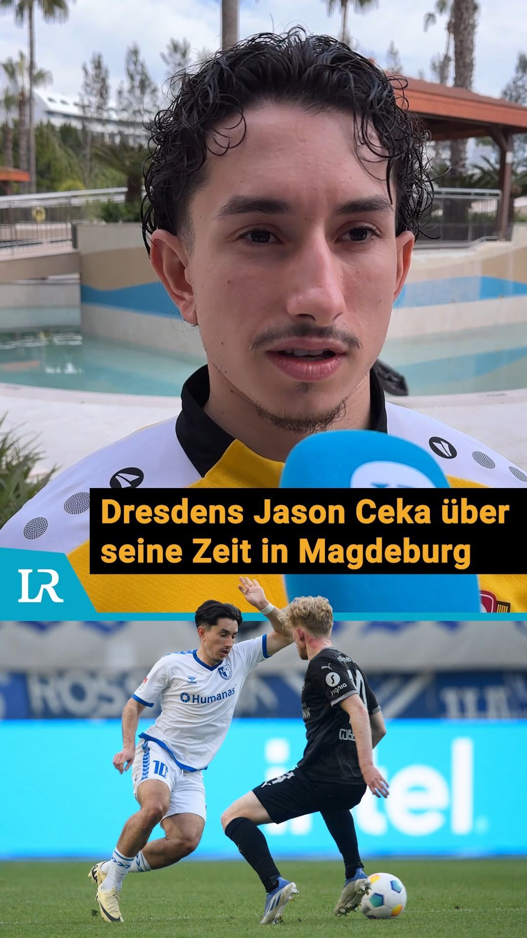 Dynamo Dresden Jason Ceka über seine Zeit beim 1. FC Magdeburg