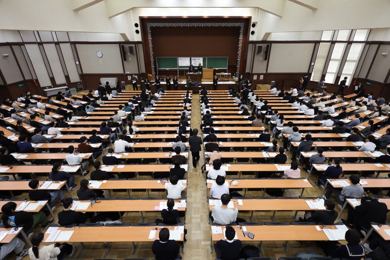 7 disqualified for cheating in Japan's college entrance exam amid ...