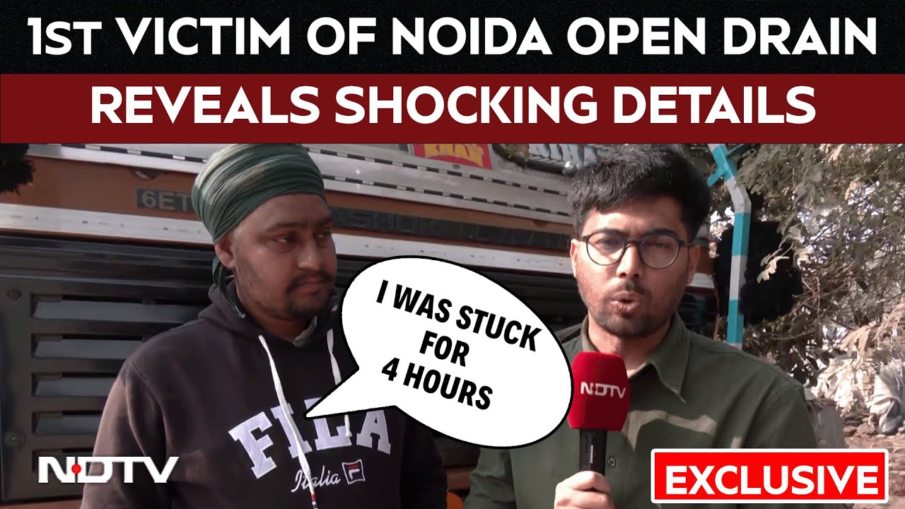 Noida techie death | "I was stuck for 4 hours": First victim of open ...