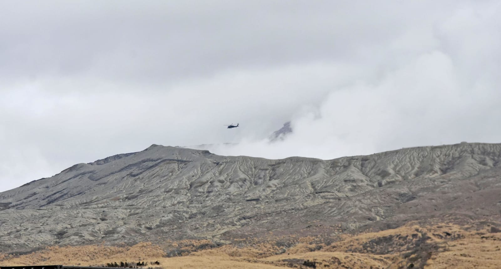 Sightseeing helicopter goes missing in southwest Japan, airframe spotted