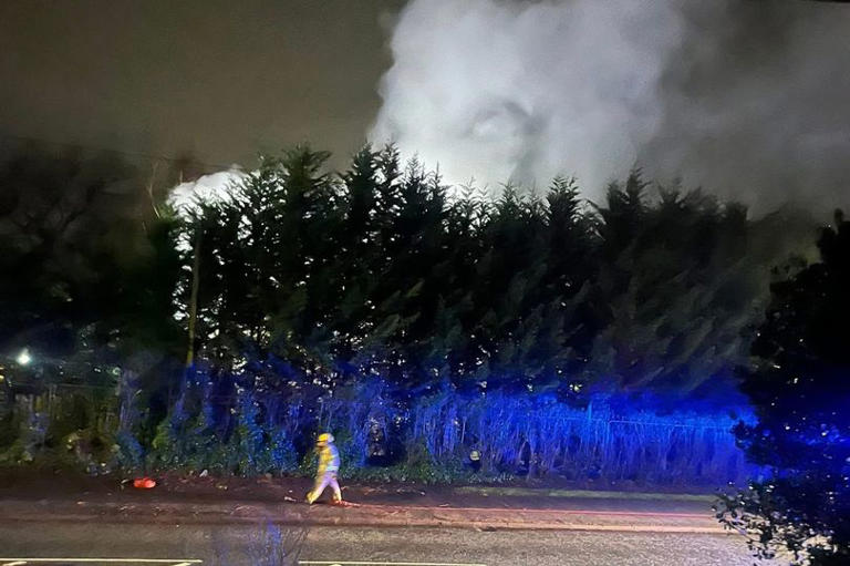 Derelict school building 'completely destroyed' by fire