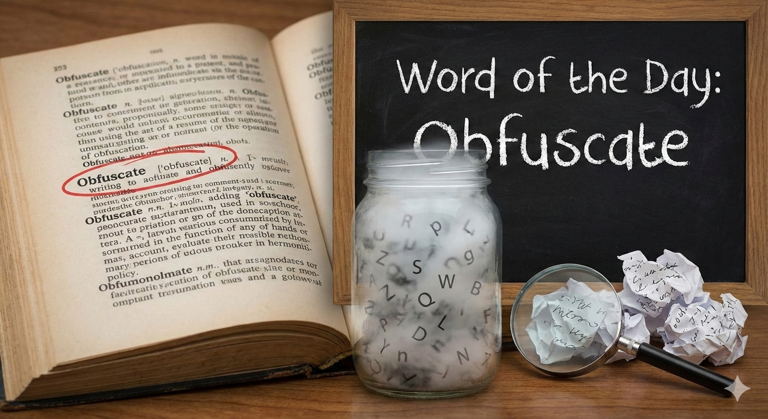 Word of the day: Obfuscate