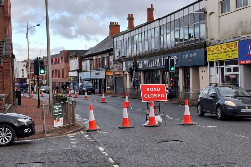 13-week closure begins on main Ellesmere Port town centre road