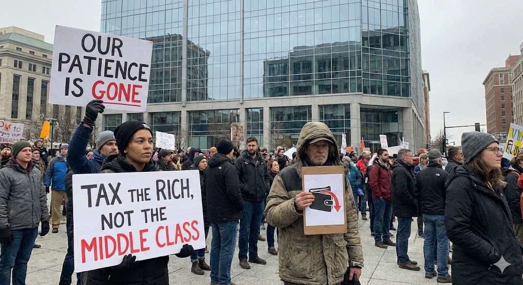 How close the middle class is to making the rich pay