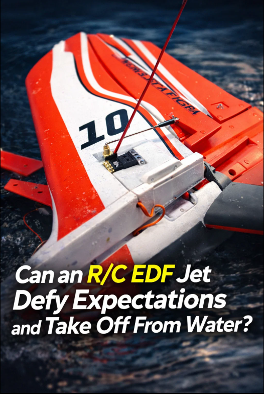 Can an R/C EDF jet defy expectations and take off from water?