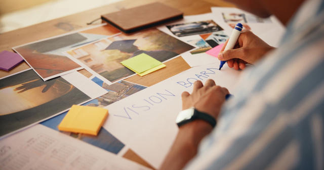 Here’s how to create a perfect vision board for your career goals
